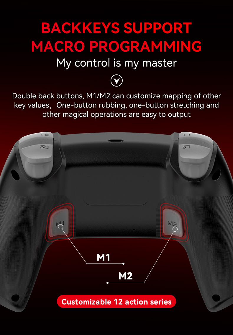 Ovleng P08 Wireless Gamepad Gaming Controller Compatible With P.4, P.3 ...