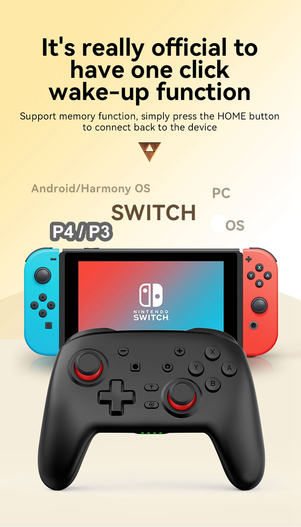 Bsp S07 Wireless Gaming Controller for P4, P3 Switch Pc And Os With ...