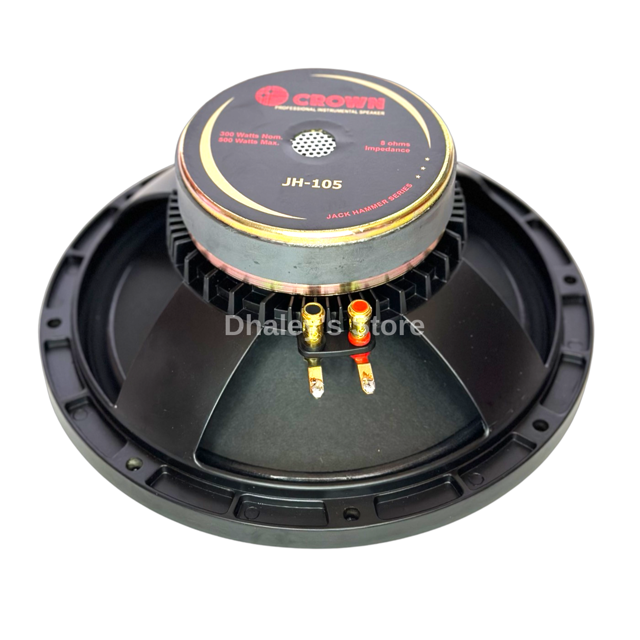 Original Crown JH-105 10"Jack Hammer Professional Speaker 500watts Aluminum Die Cast Frame ...