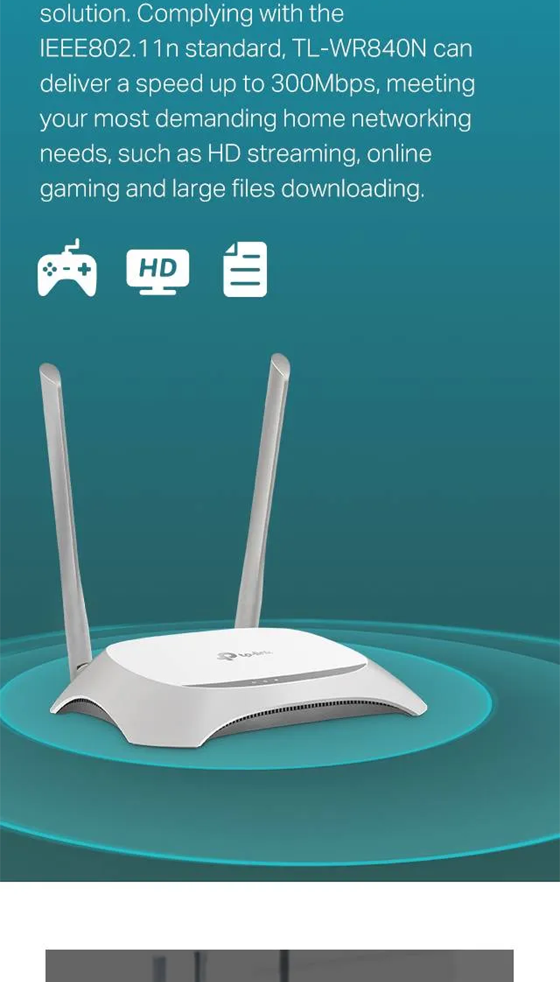 TP-Link Official Store | TL-WR840N | Wireless N | Internet | Wi-Fi | AP ...