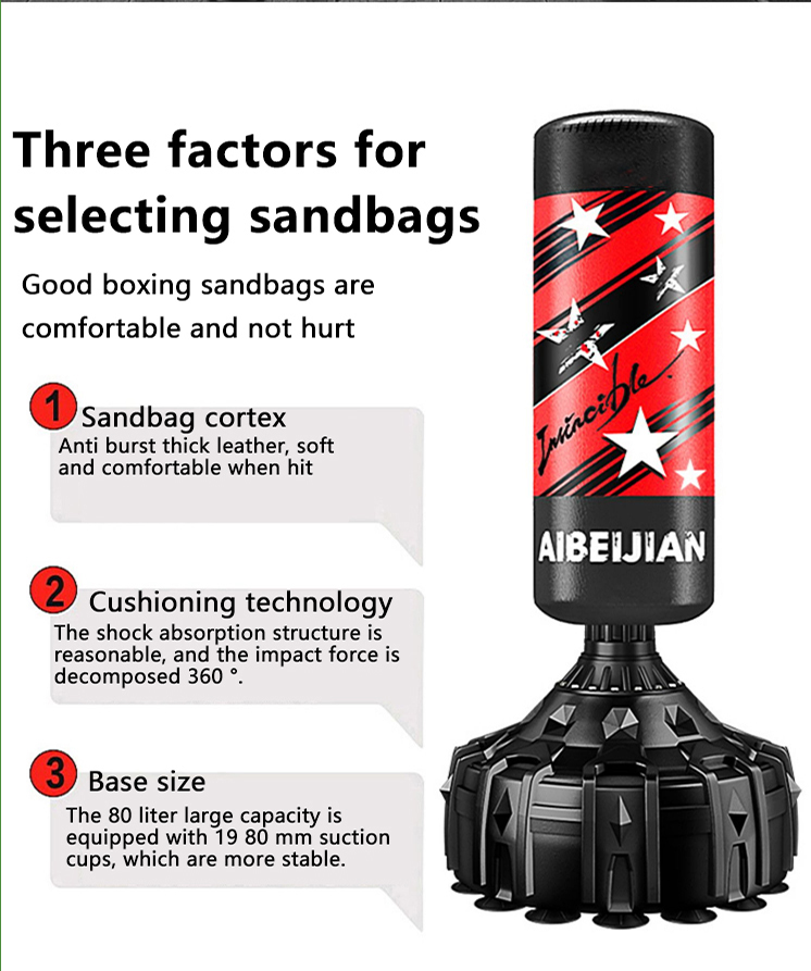 Independent boxing sandbags, tumbling tower kick target bags, for ...