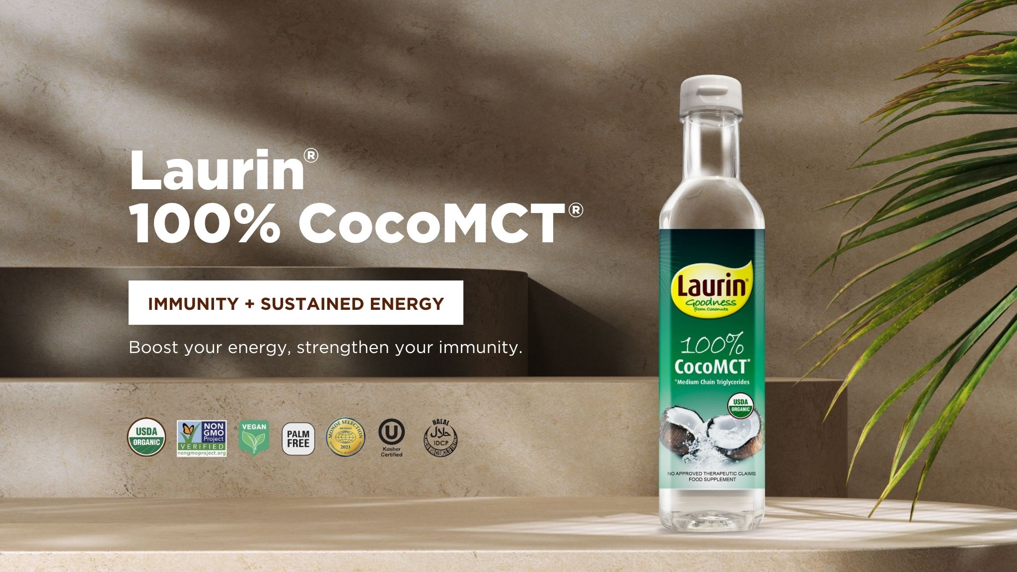 LAURIN Coco MCT from Coconut 500ml (6 Bottles) | Shopee Philippines