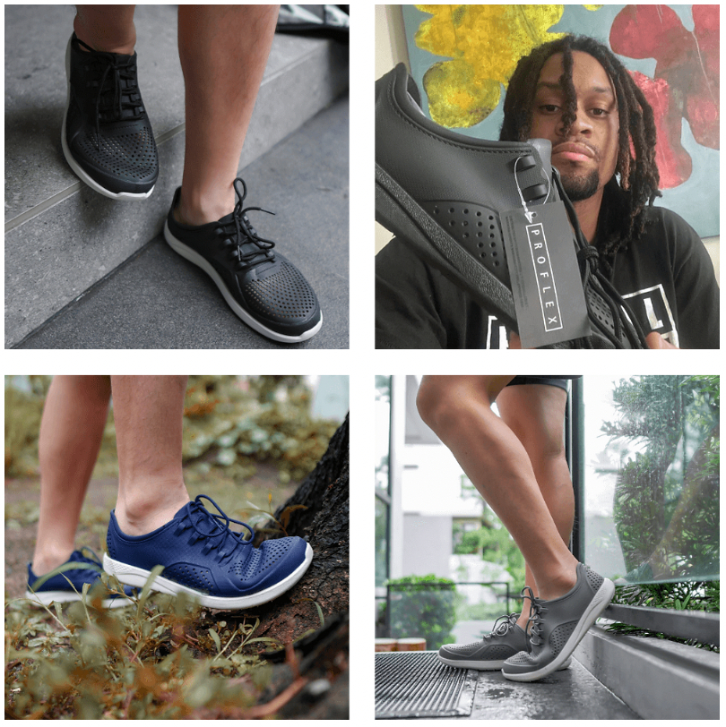 PROFLEX Men's Weatherproof Rubber Sports Rain Shoes PF21001 | Shopee ...