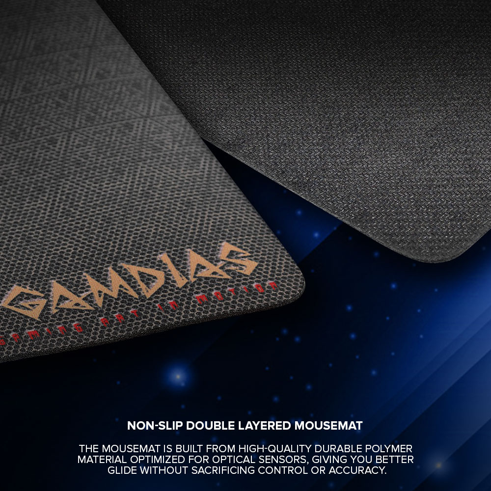 EasyPC | Gamdias Zeus E3 Mouse with Mousepad INTRINSIC DESIGN, RGB ...