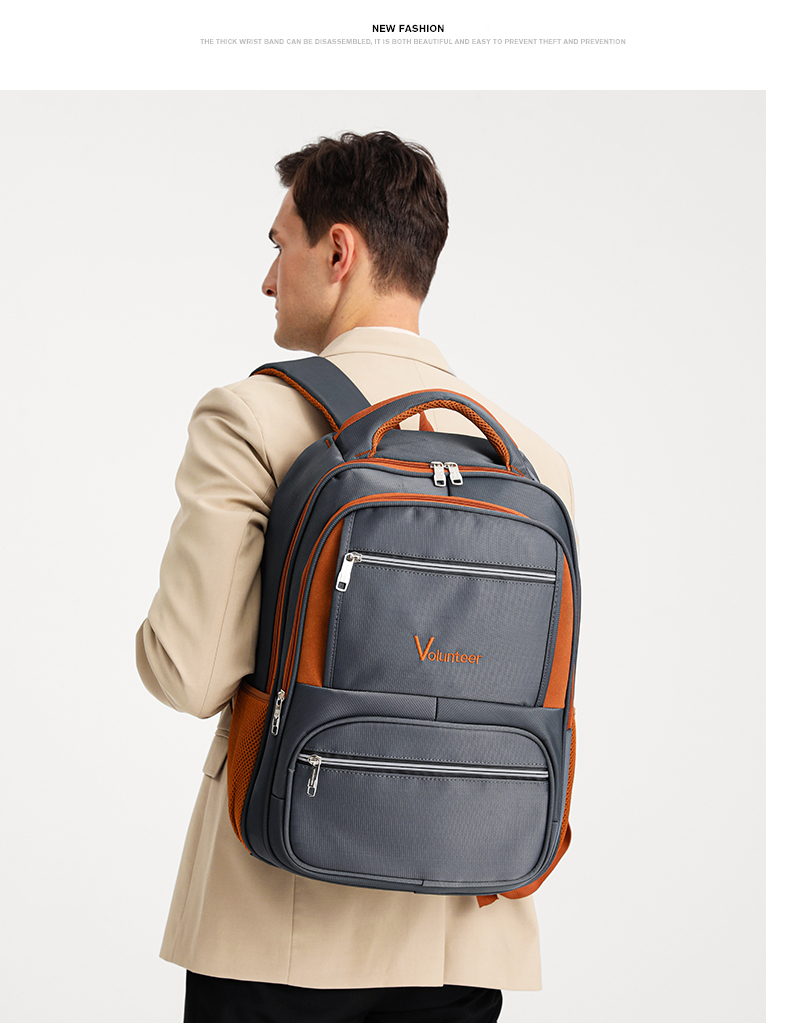 VOLUNTEER BAG Men Business Bag Large Anti-theft Laptop Backpack For men ...