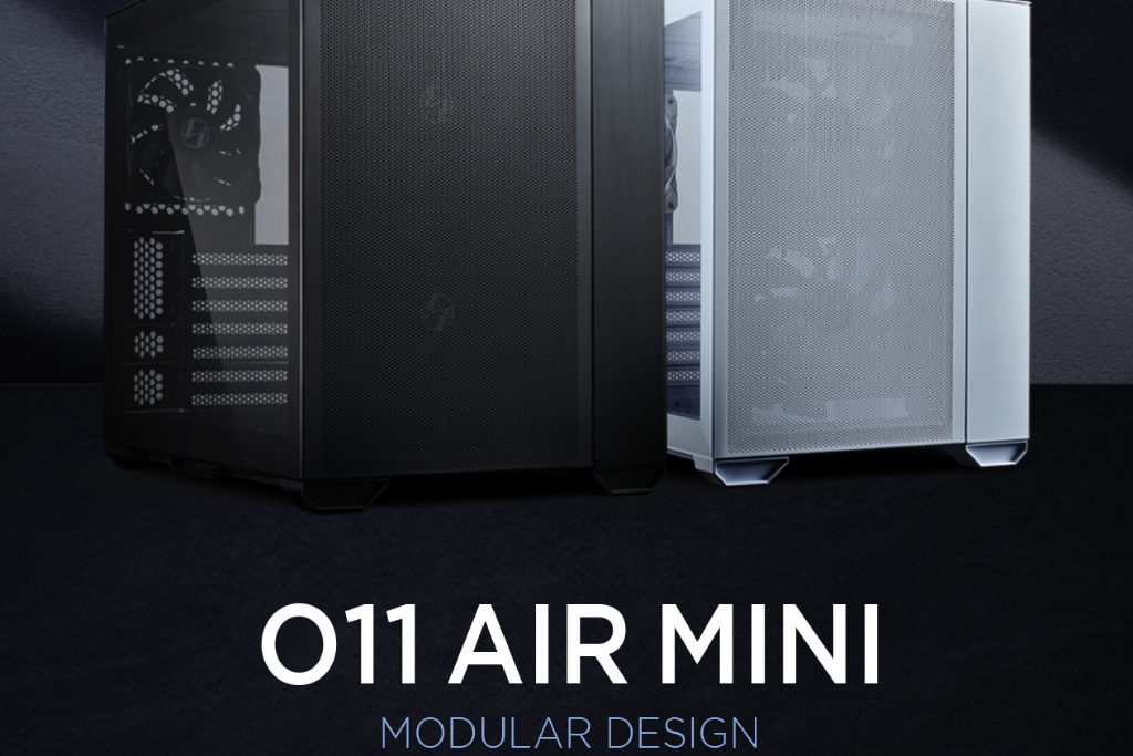 Lian Li 011 Air Mini White Mesh Front Panel Tempered Glass PC Case ...