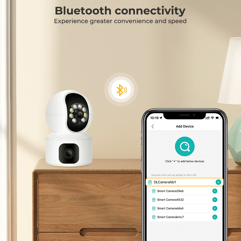 V380 BQ2 CCTV Camera Wifi Connect to Cellphon 4MP HD Multiple Night ...