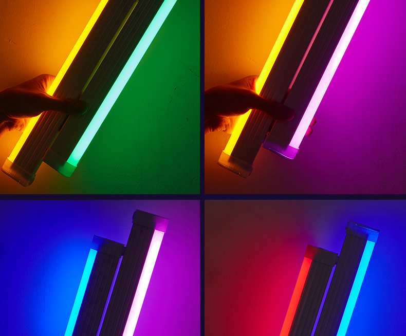 Rechargable LED RGB Tube Light Ambient Fill Atmosphere light ...