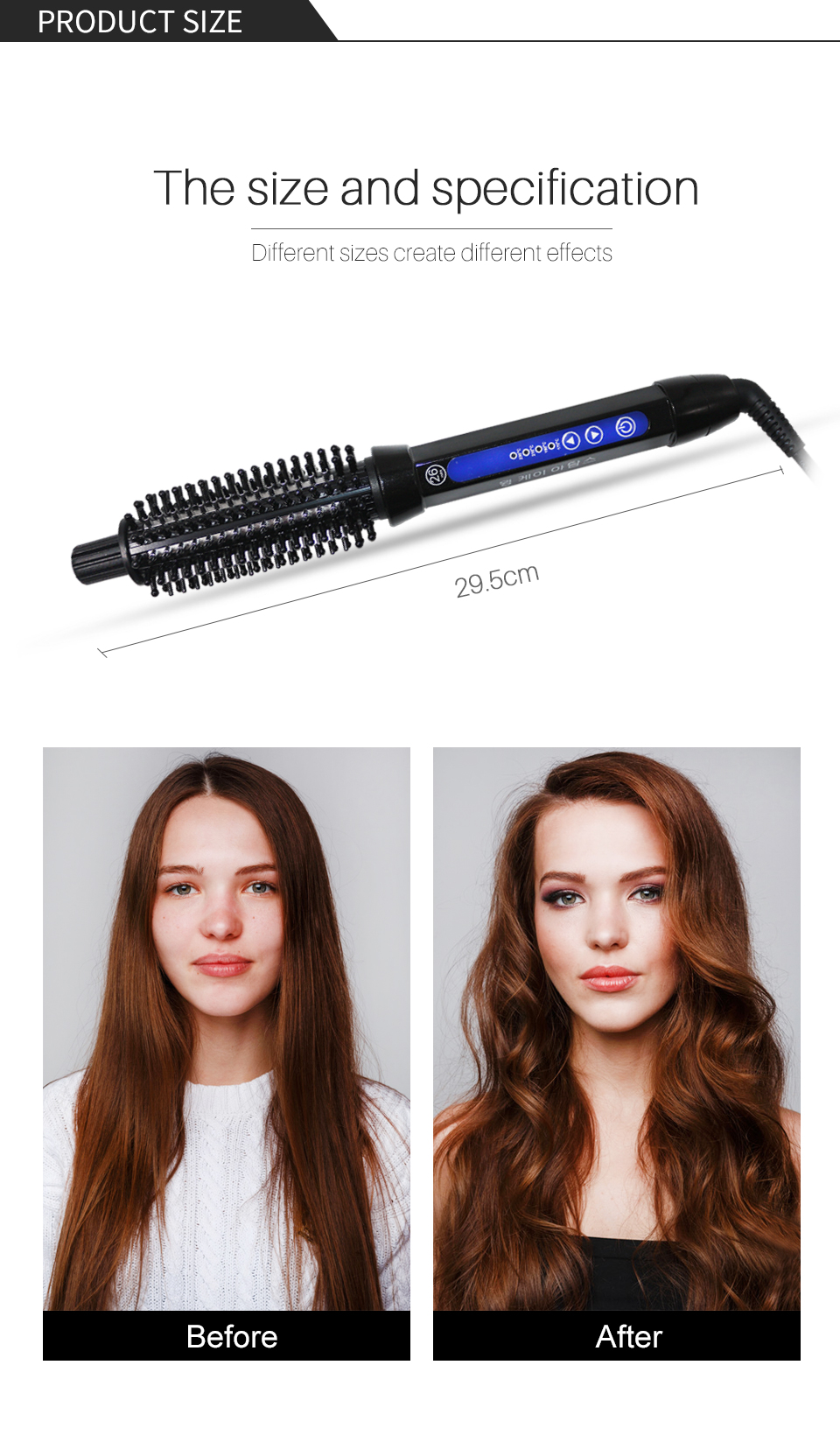 Ubeator Ceramic Hair Curler Electric Comb Hair Brush Hair Curlers ...