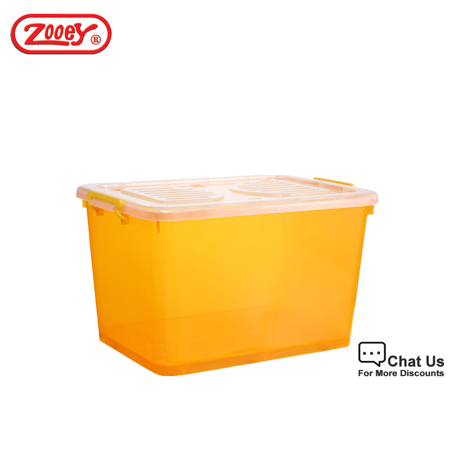 Zooey Happy Box Small 82L Storage Box Stock No. 1400-S | Shopee Philippines