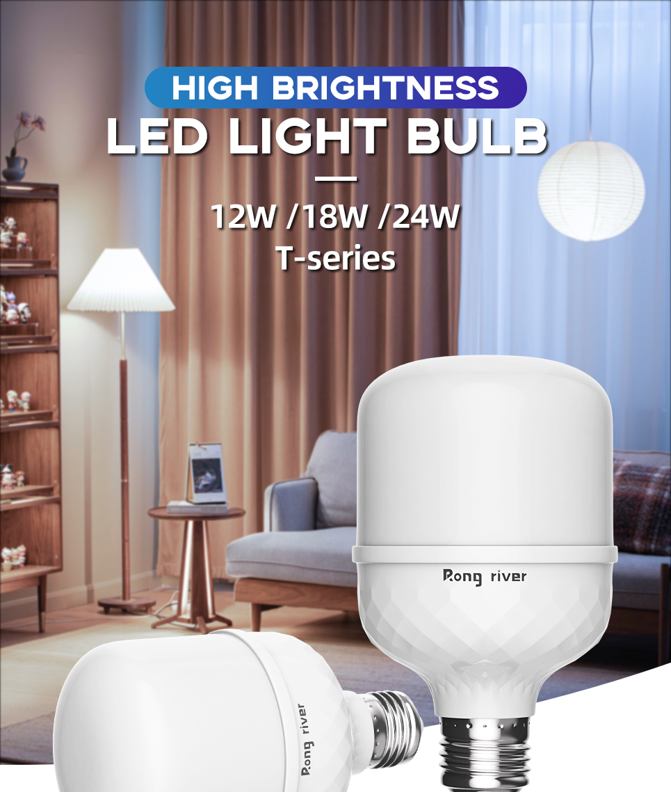 RONG RIVER 3PCS/SET E27 LED Light Bulb 24W 18W 12W Energy Saving 6500K ...