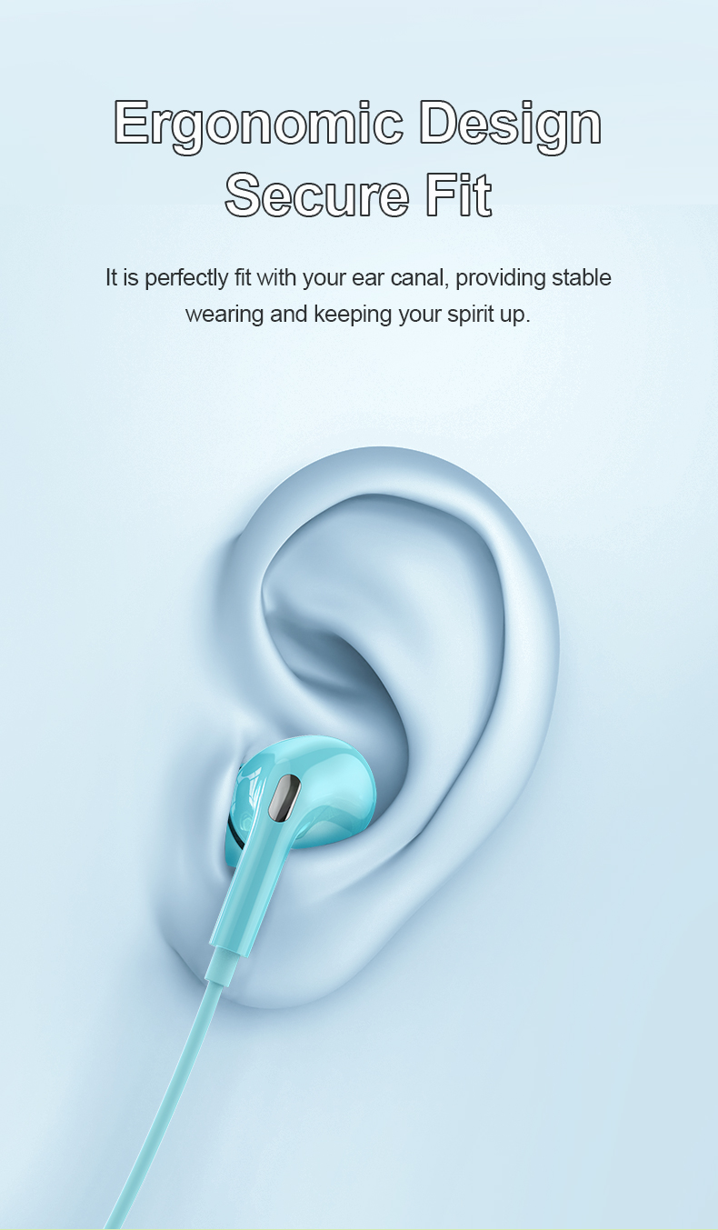 Rock Space Original ES07 Stereo Earphone In-Ear 3.5mm Audio Jack Wired ...