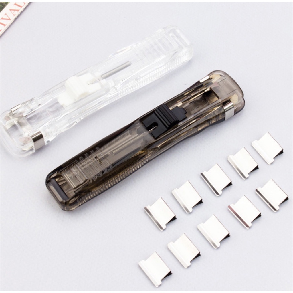 Seamless Staplers Push Clip Stapler Remover Binder Push Clamp File ...