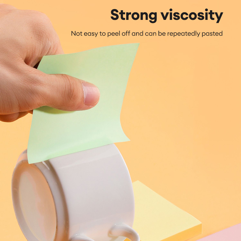 Deli 100Sheets Sticker Notes Notepads Memo Pad School Office Supplies ...