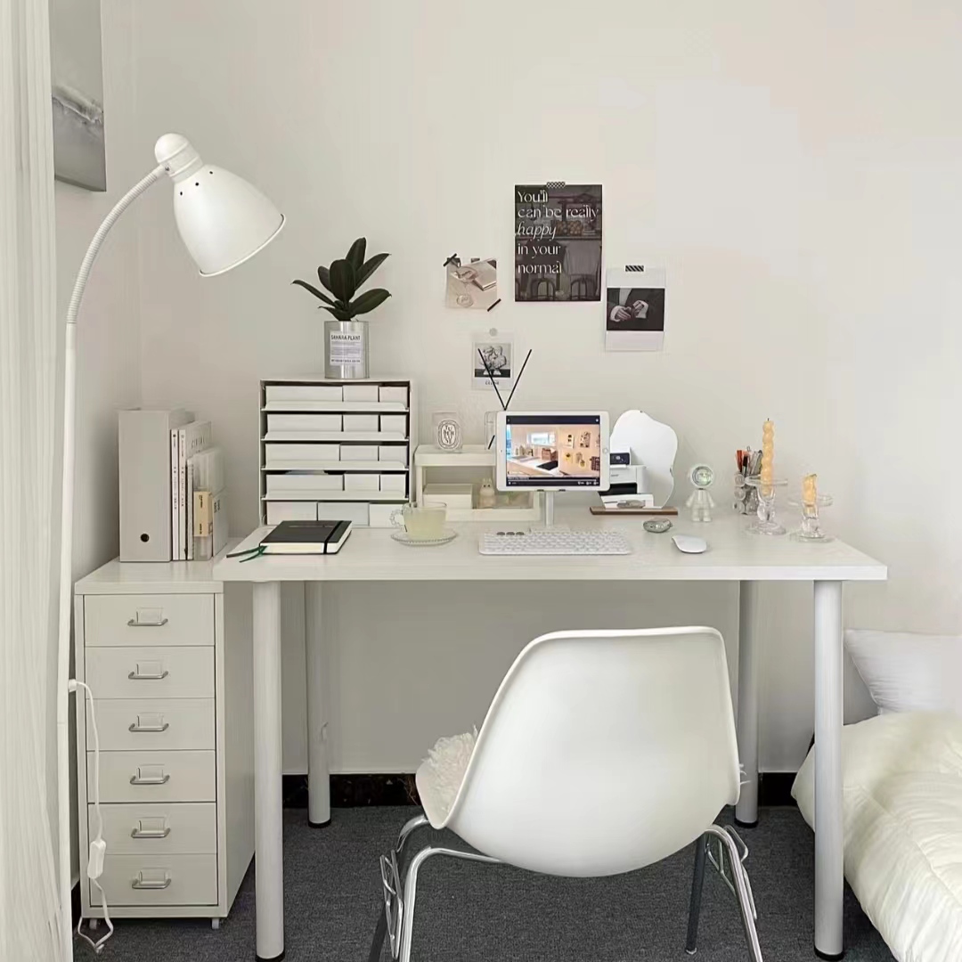 Minimalism Vanity Table White Table Office table | Shopee Philippines