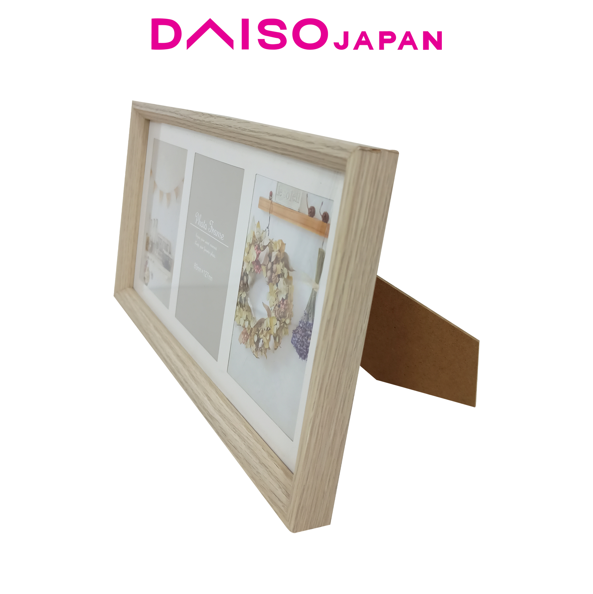 Daiso MDF 3-Slot Photo Frame | Shopee Philippines