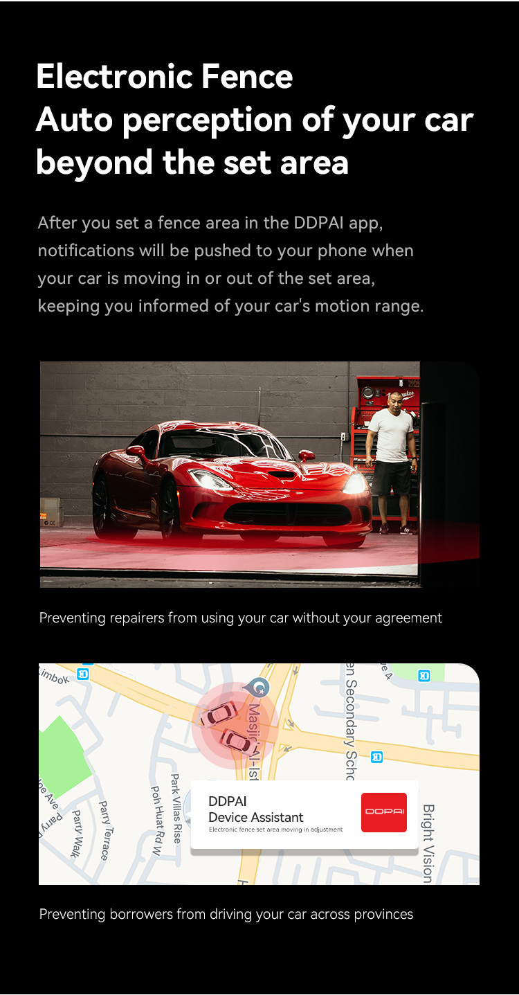 DDPAI 4G Cloud Box for Dashcam Real Time Remote Preview Electronic Fence Collision Notification ...
