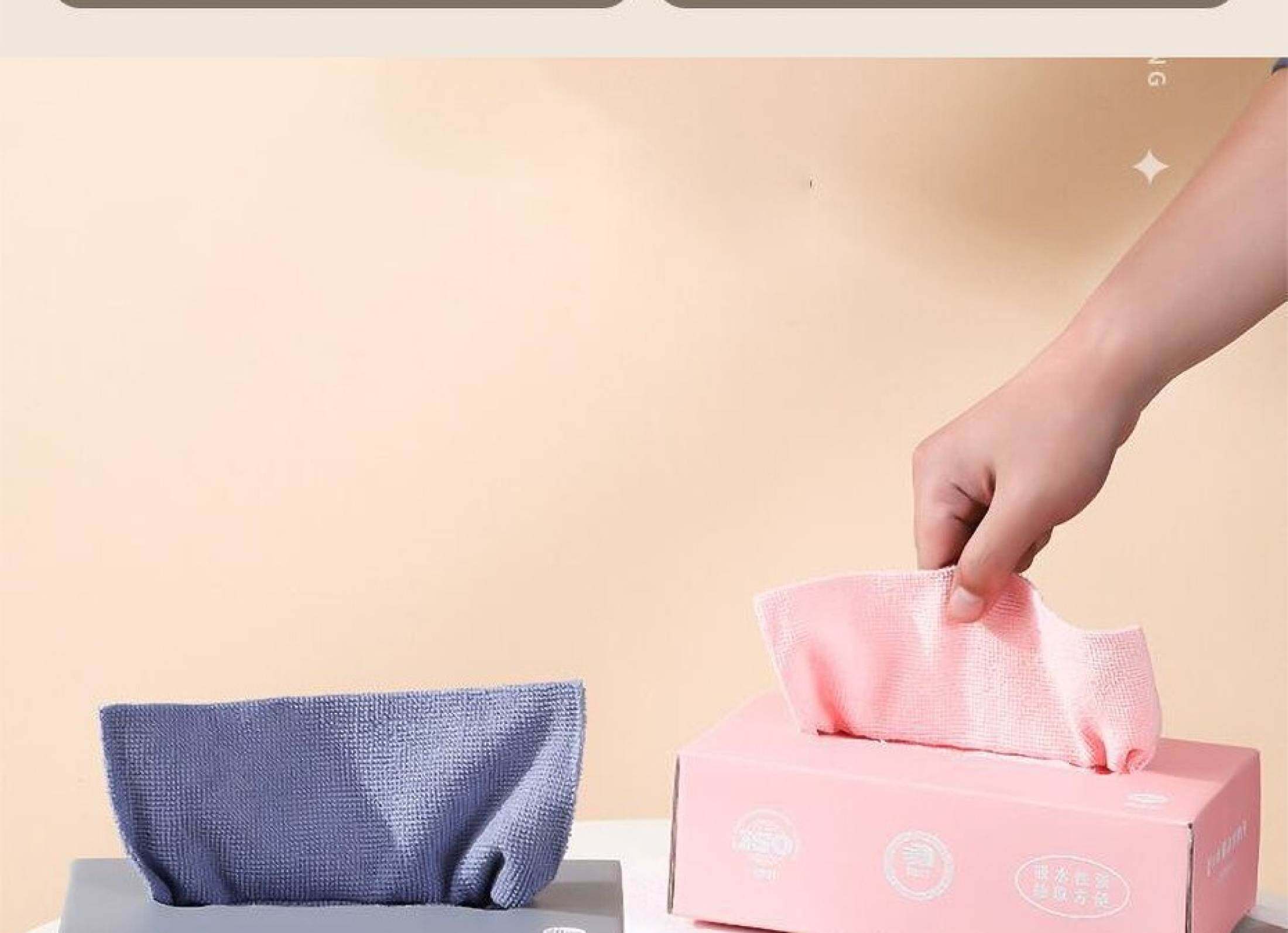 20pcs/box kitchen Cleaning towels Reusable Absorbent Microfiber Kitchen ...