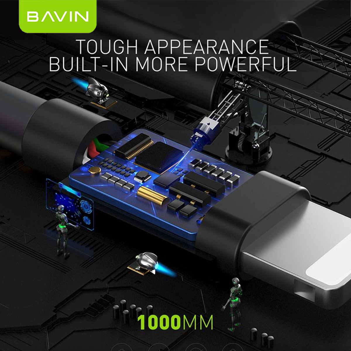 BAVIN CB169 / CB179 60W Fast Charging Data Cable Type-C to iPh & Type-C ...