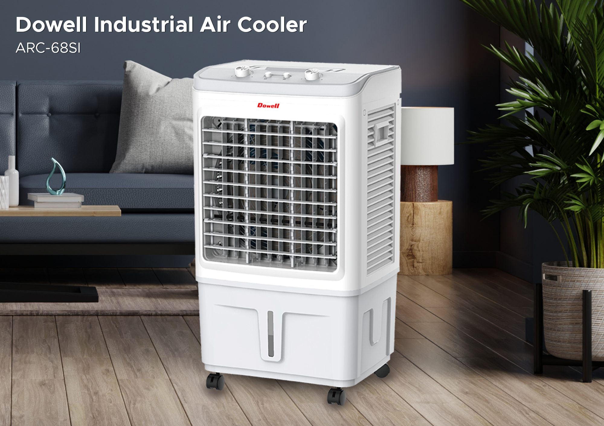 Dowell ARC-68SI Air Cooler With Honeycomb Filter 20L Water Tank ...