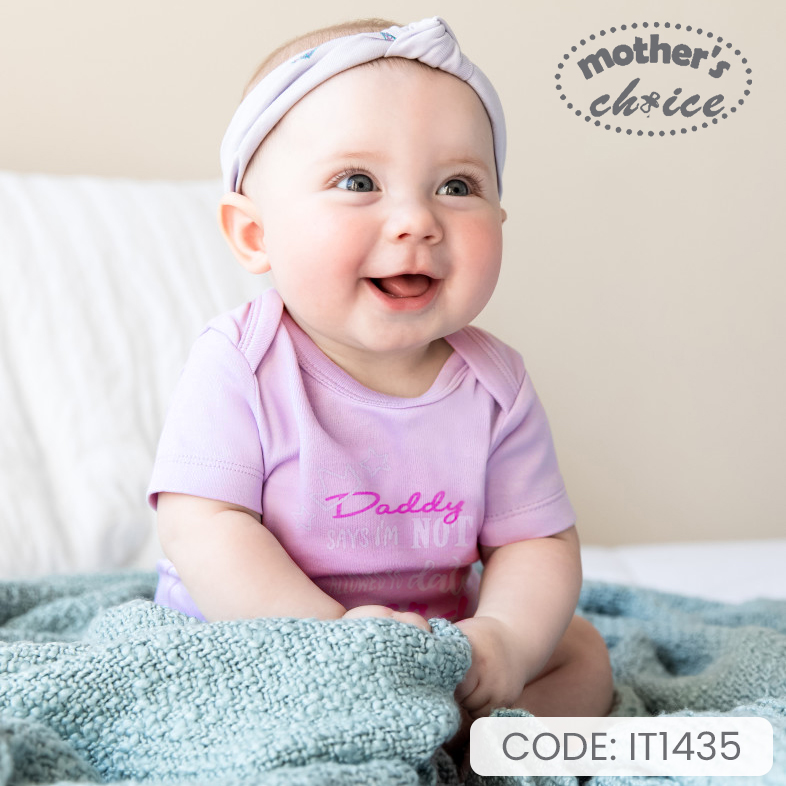 Mother's Choice Onesie Bodysuit Daddy's Girl It1435 (Newborn To 6 ...