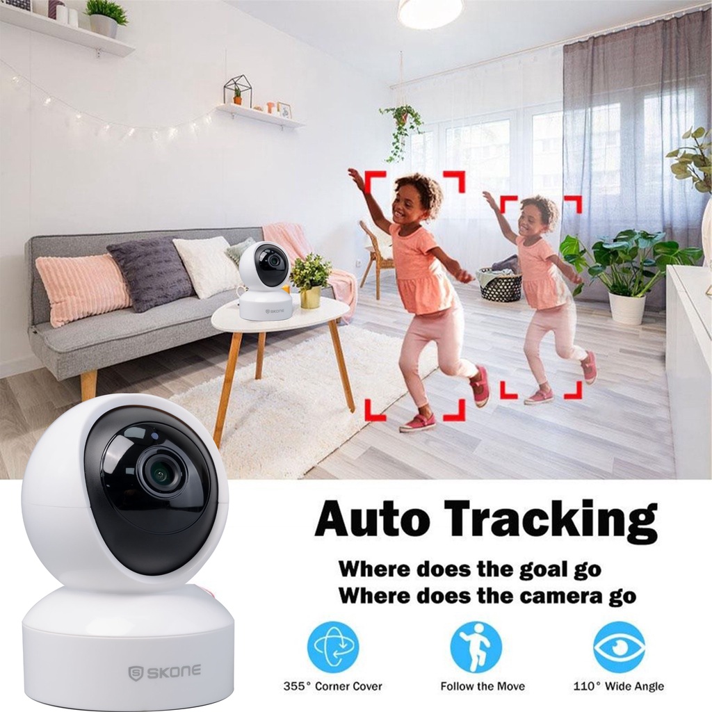 CCTV IP Camera 3MP Full HD 2K Smart Security WiFi Auto Track Wireless ...