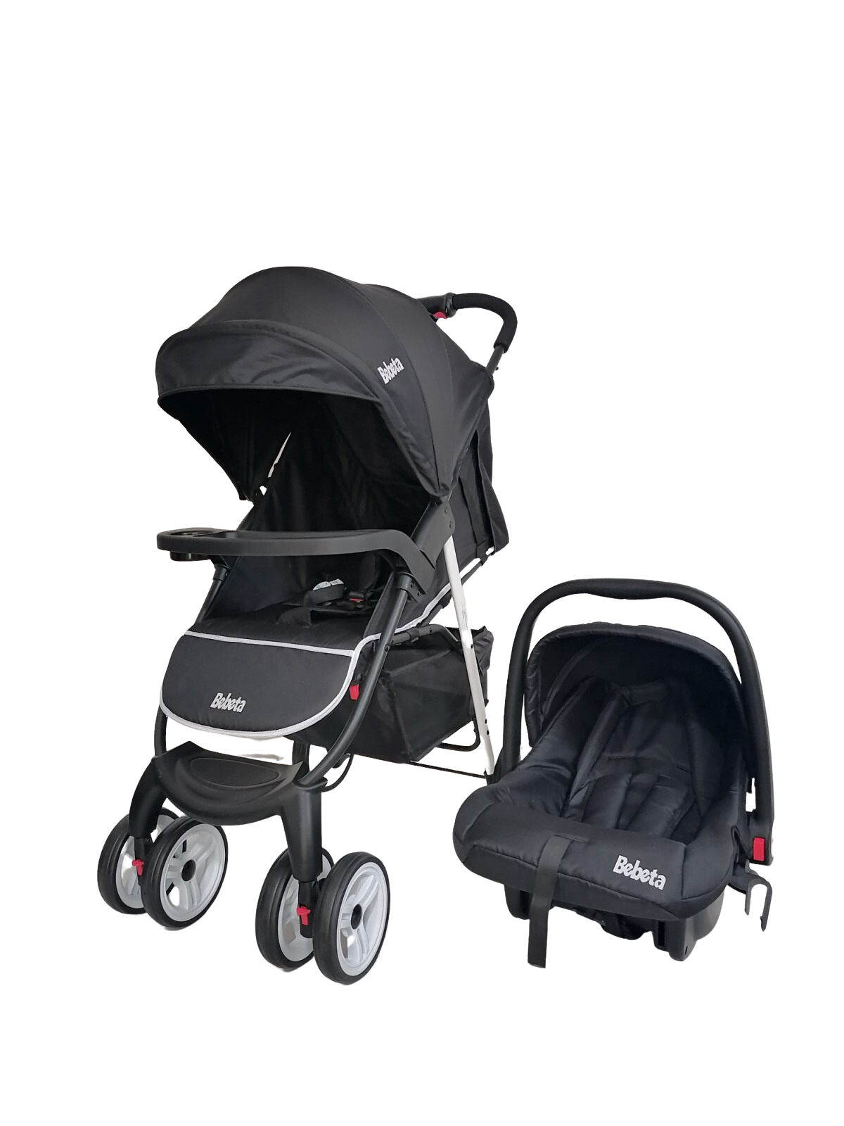 Bebeta Stroller Buggy Type One Hand Fold Belt with Carrier | Shopee ...