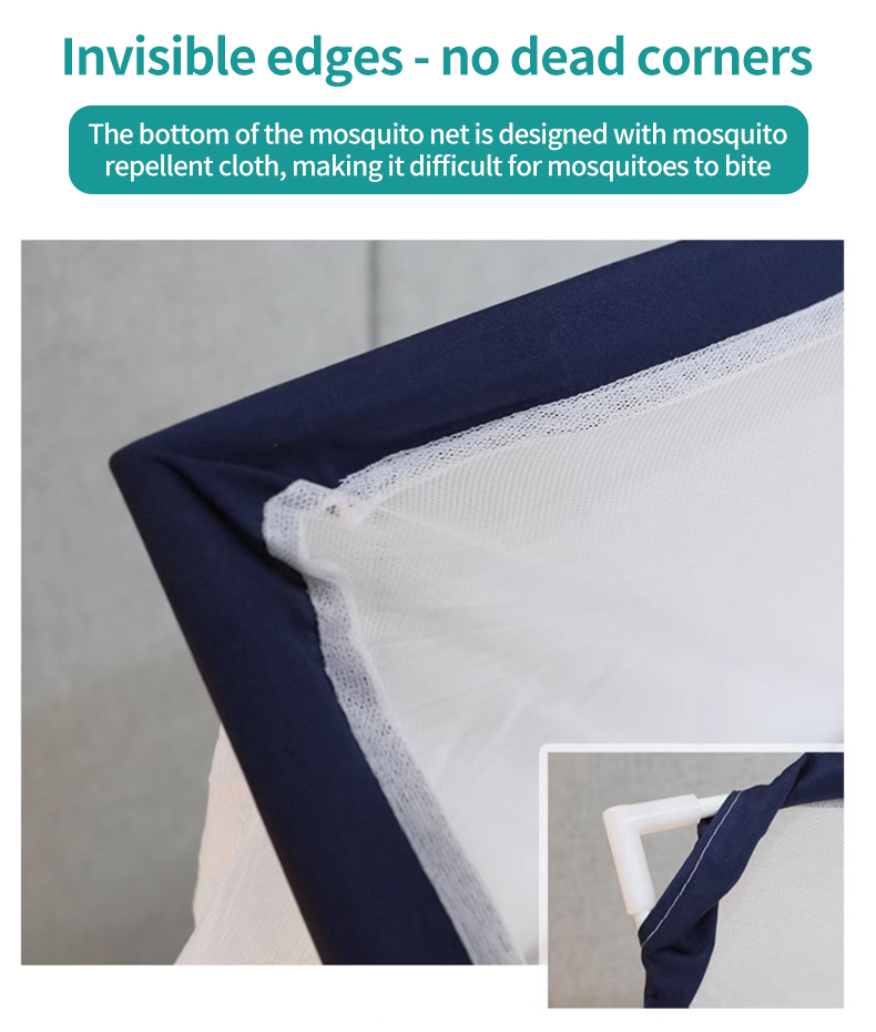 AIODIY Foldable Mosquito Net 2*2M Queen Bed Size Mosquito Nets Decor ...