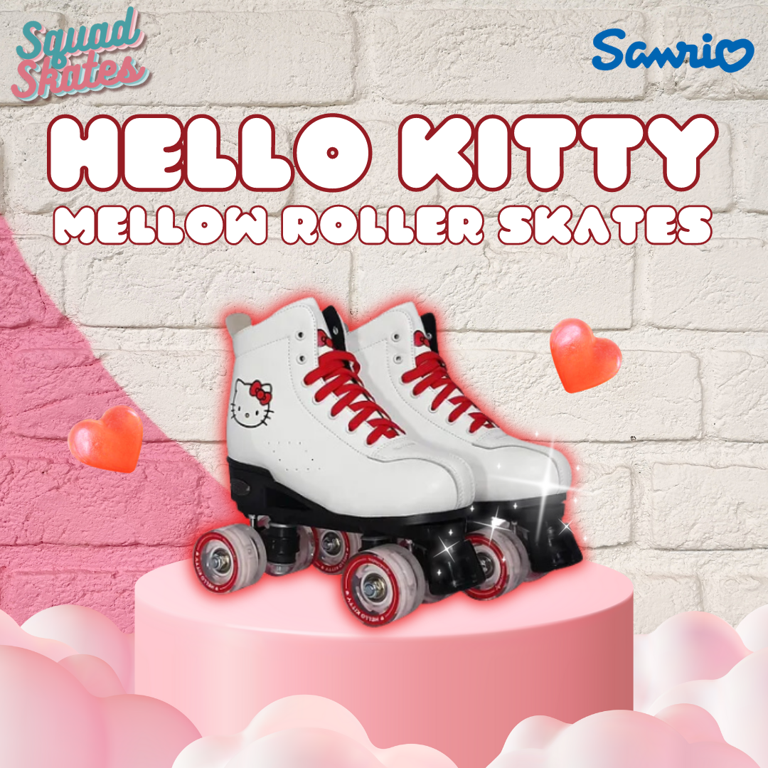 Squad Skates Hello Kitty Mellow Roller Skates with LED Light Wheels (F ...