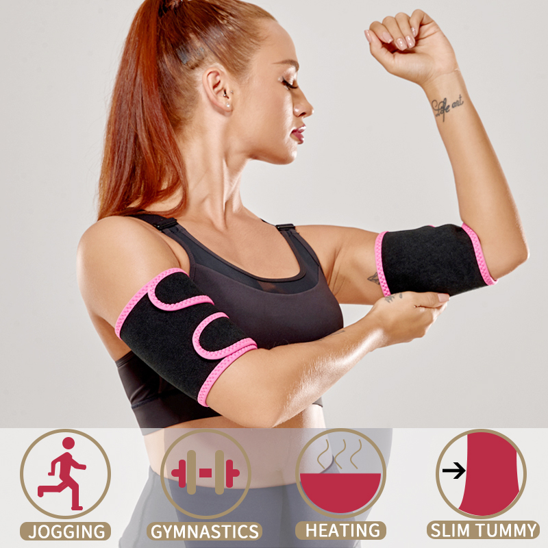 Neoprene Sweat Arm Fat Burner Sport Slimmer Armbands Body Shapers Out ...