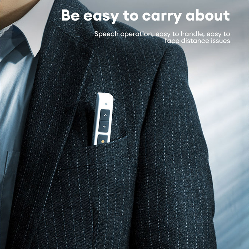 Deli Plug And Play Laser Pointer USB Pointer Wireless Presenter 100m ...