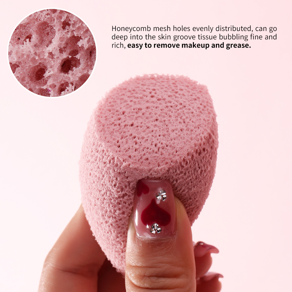 PINKFLASH 4 Pcs Makeup Sponge Box Latex Free Foundation Sponge Blender ...