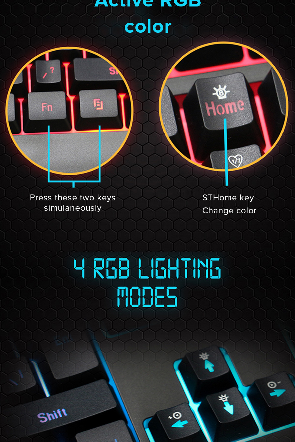 TYLEX X-Z55 Multimedia RGB Gaming Backlit Keyboard | Shopee Philippines
