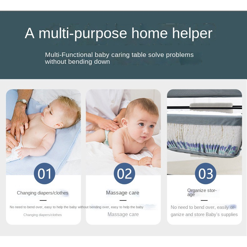 Available Baby Diaper Changing Table Foldable Newborn 0-3 Years Care ...