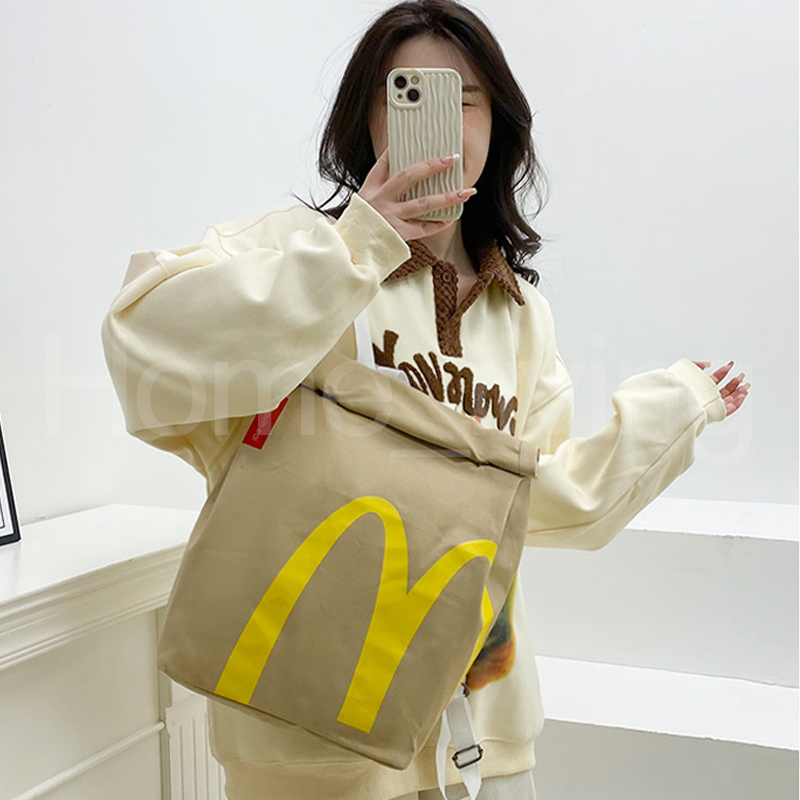 Mcdonald's Bag Paper Bag Backpack Women's Backpack Large Capacity ...