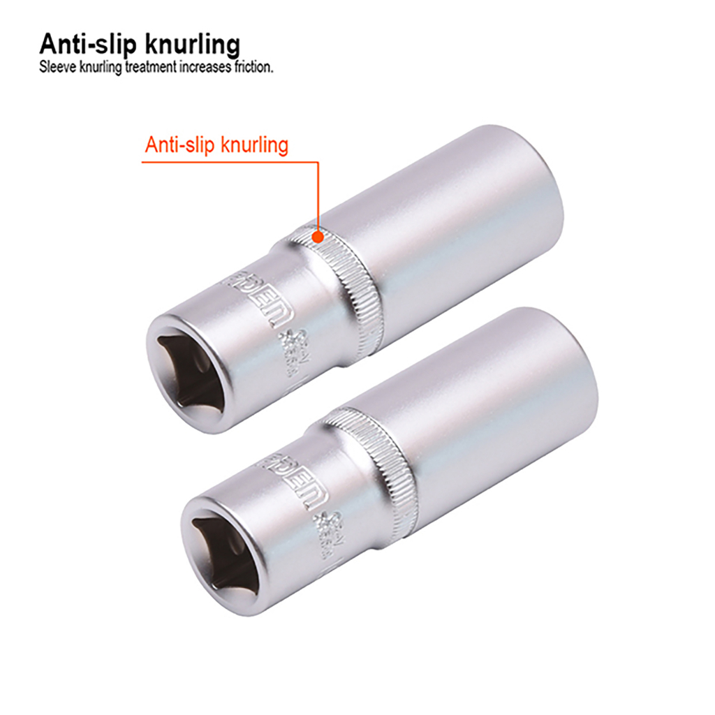 Harden 8mm - 32mm1/2" Hexagon Deep Socket Chrome Vanadium 1/2" Hexagon ...