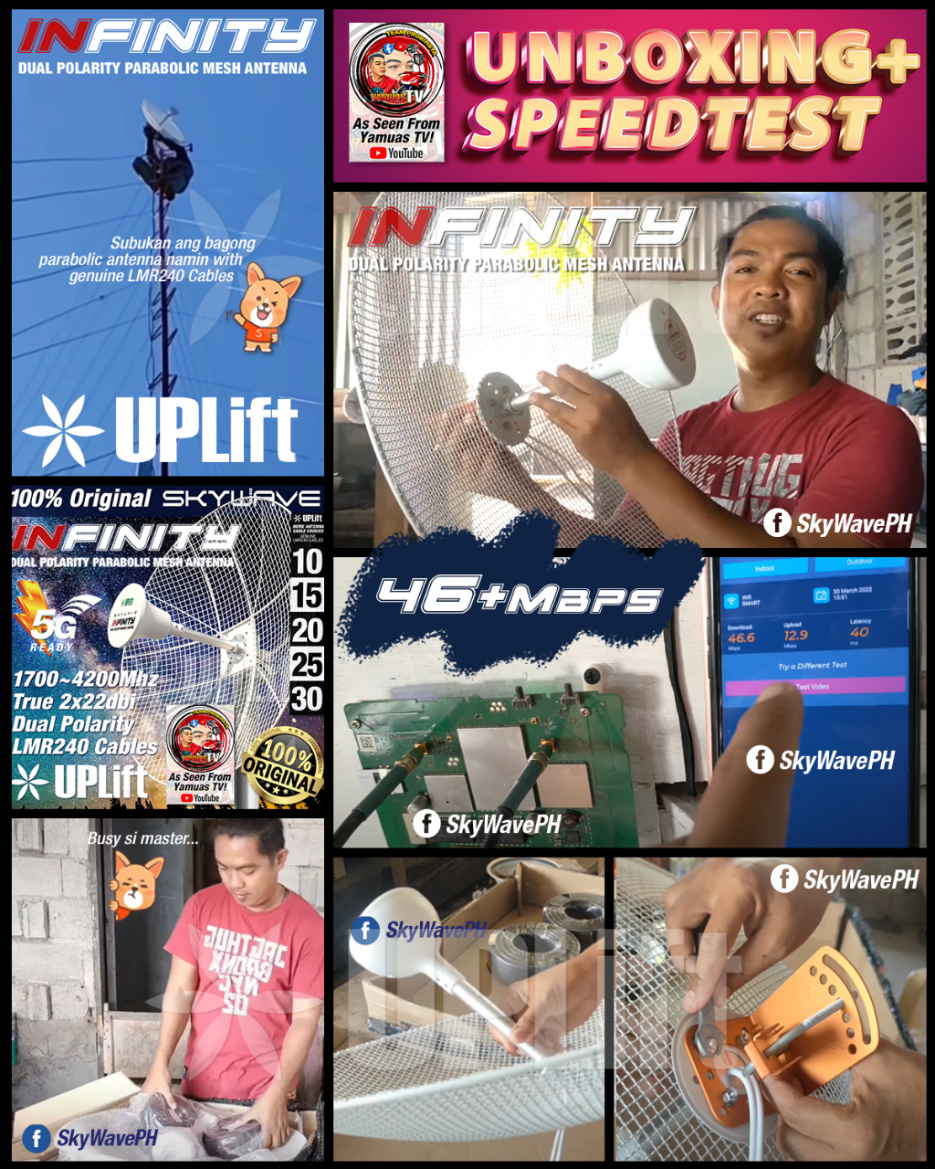 UPLift SkyWave Infinity Hyperbolic Antenna Ultra-Wideband 5G-Ready ...