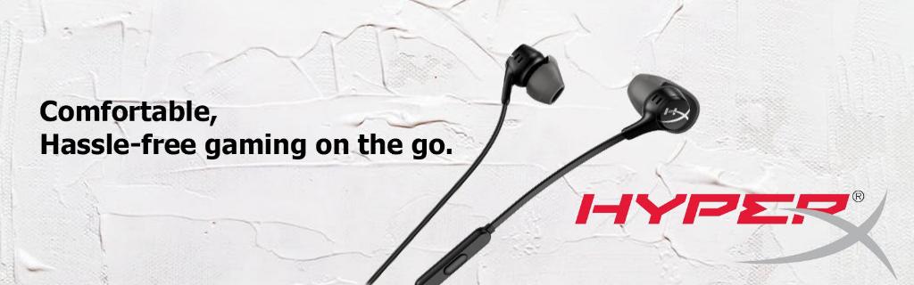 HyperX Cloud Earbuds II Gaming Earbuds With Mic (Black) | Shopee ...