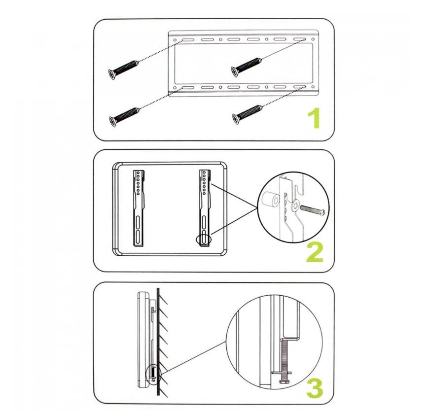 Expose Universal 26 - 55 Inch Breket TV 55" inch TV Bracket Monitor LCD ...