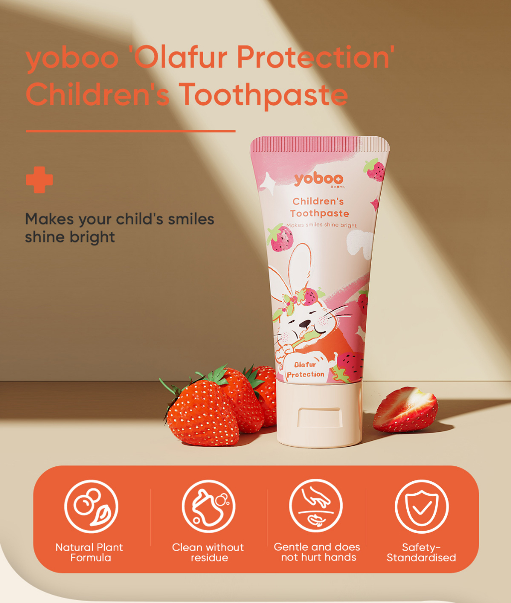 Yoboo Children's Toothpaste with Olaflur Protection I For Ages 24 ...