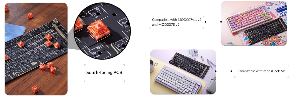 Akko MOD007 Per-Key Flex-Cut South-Facing PCBA | Shopee Philippines