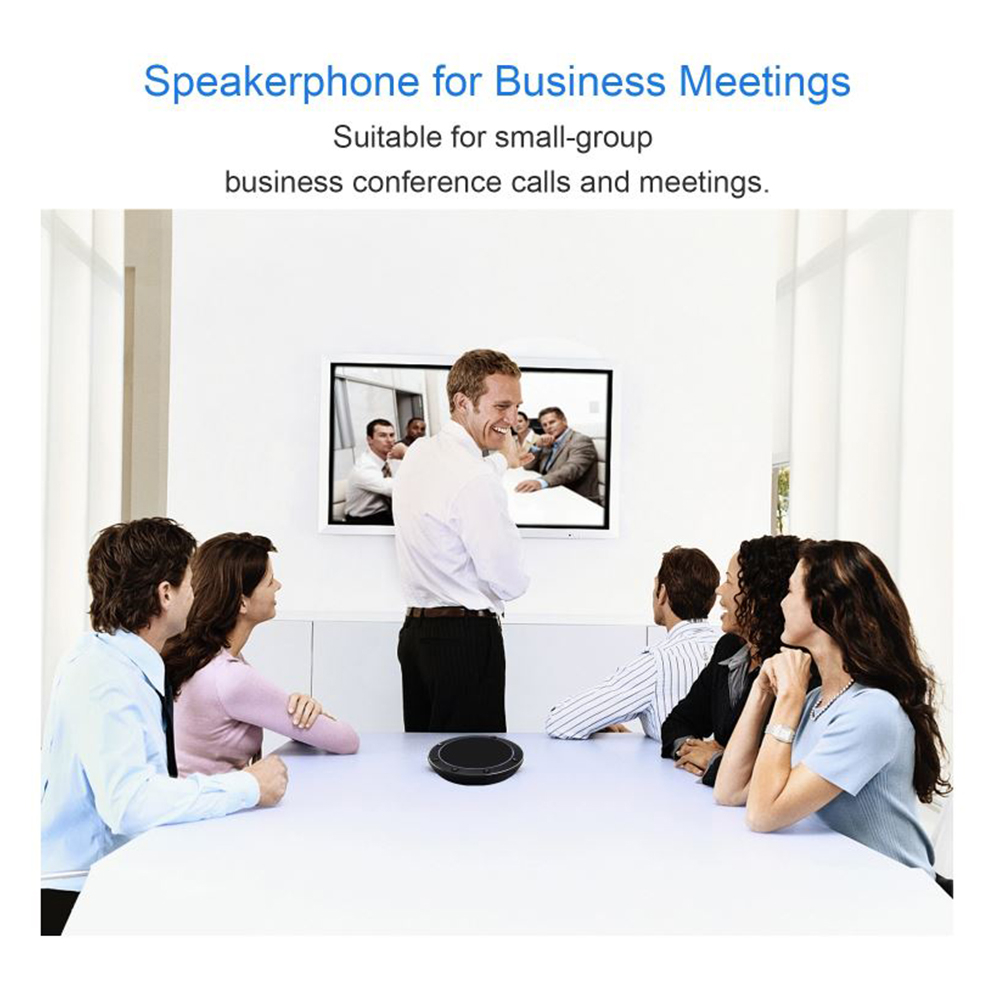 Tenveo NA100B Microphone Conference Speakerphone USB 2.0 & Bluetooth w ...