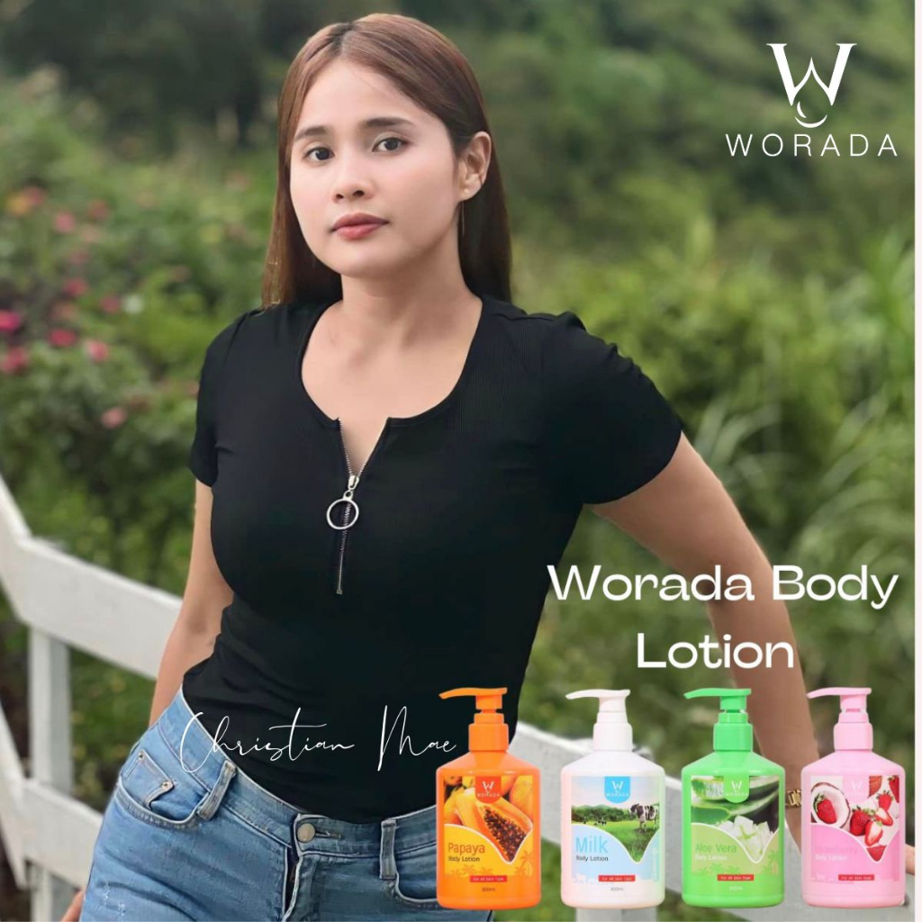 WORADA Whitens Lotion 300ML+ Bath Soap 65g Scar Remover Moisturizing ...