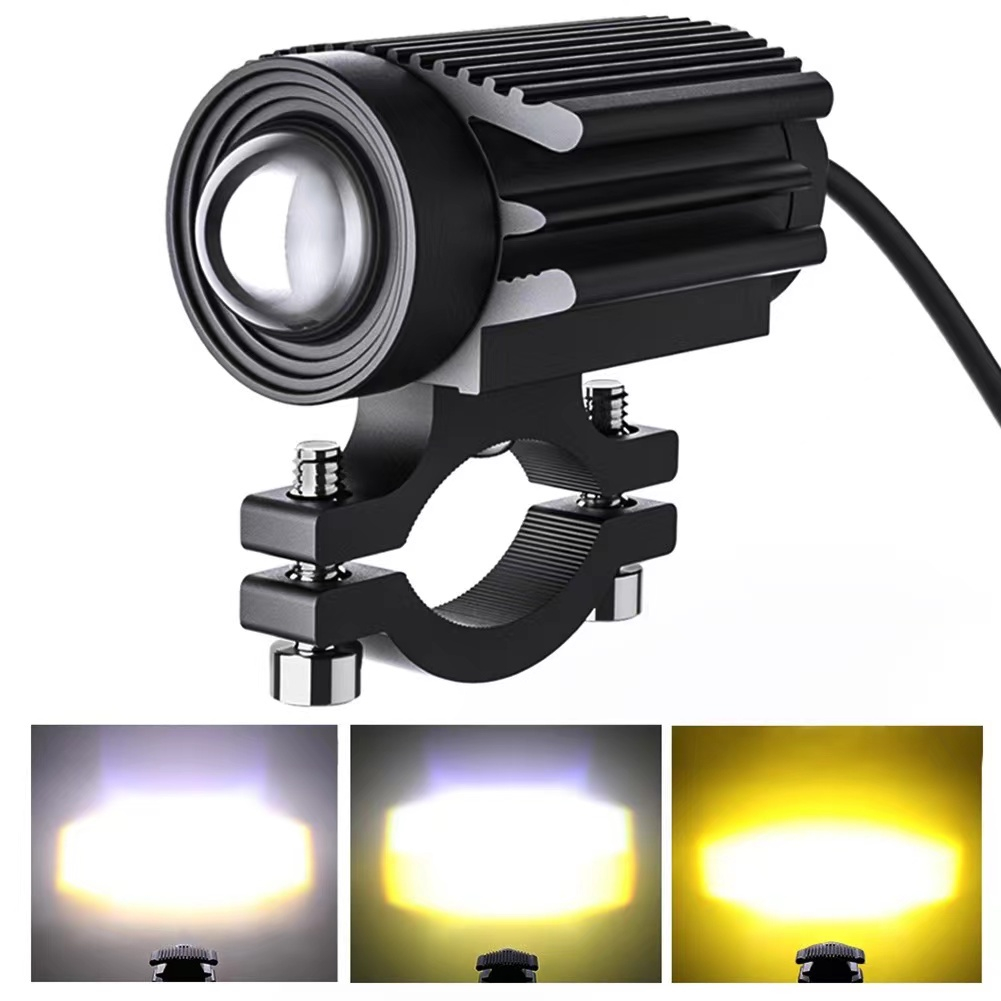Motorcycle Work Light External Spotlight Auxiliary Lamp Waterproof for ...