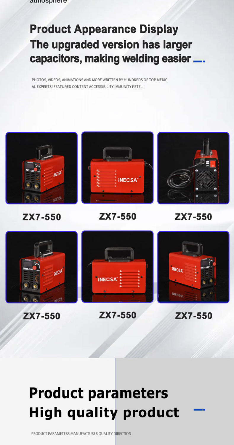 FAKUU MMA-550 Portable Electric Welding Machine IGBT Technology Digital ...