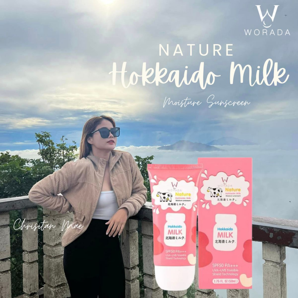 WORADA Hokkaido Milk Sunscreen SPF50PA+++ 50ml Waterproof Long Lasting ...