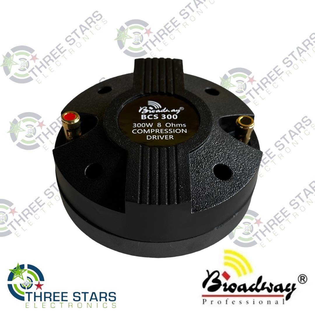 Broadway BCS-300 Compression Driver Unit 300 watts 8ohms Tweeter Driver ...