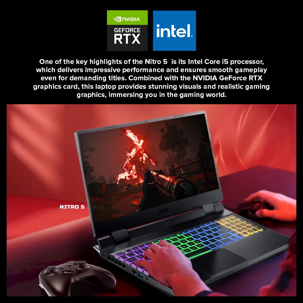 EasyPC| Acer Nitro 5 AN515-58-5763 15.6" Intel Core i5-12500H Laptop ...