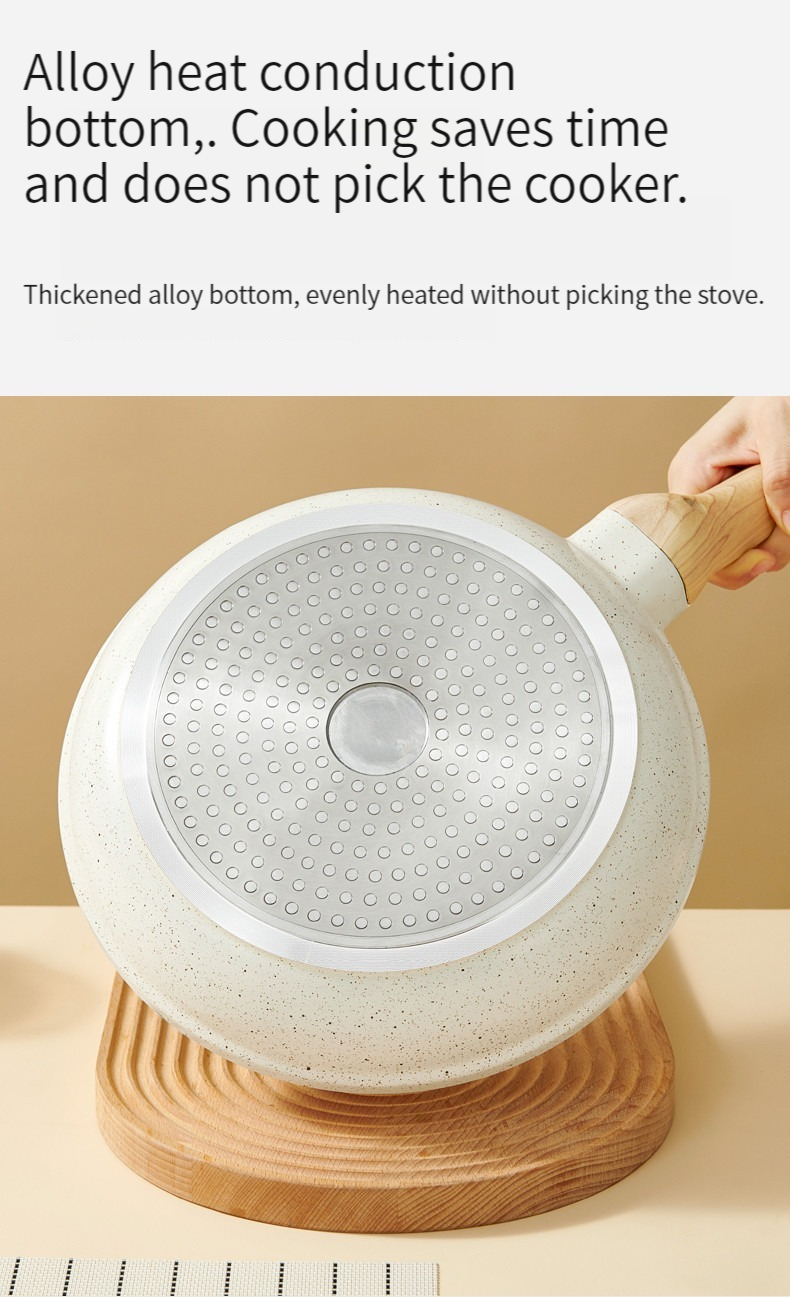 【LEUSE】Healthy non-stick cookware set - medical stone coating - 5 ...