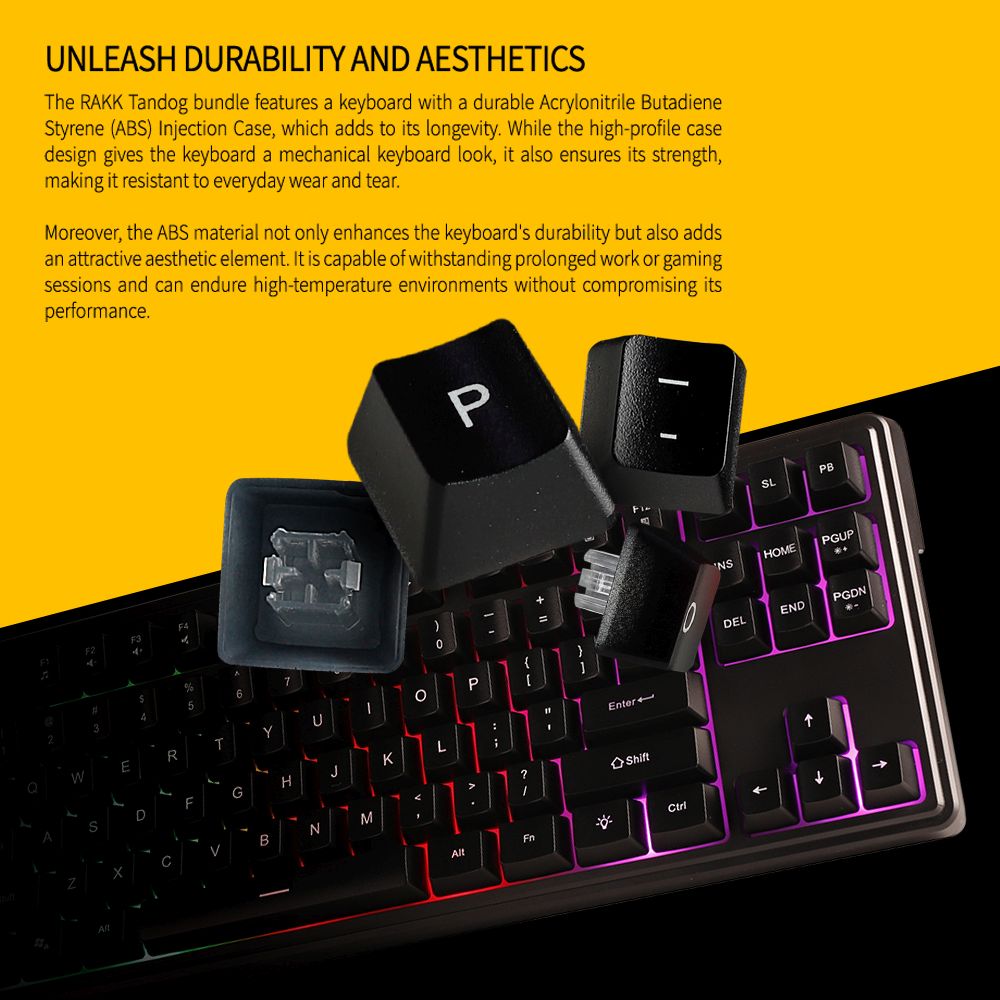 Rakk Tandog Pro Mechanical/ Tandog Membrane Keyboard and Mouse set ...